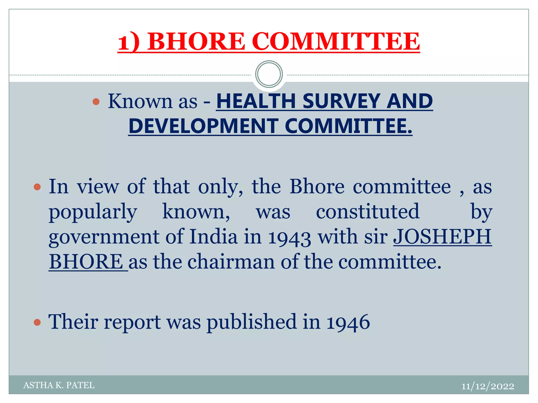 HEALTH COMMITTEES IN COMMUNITY HEALTH NURSING | PPTX