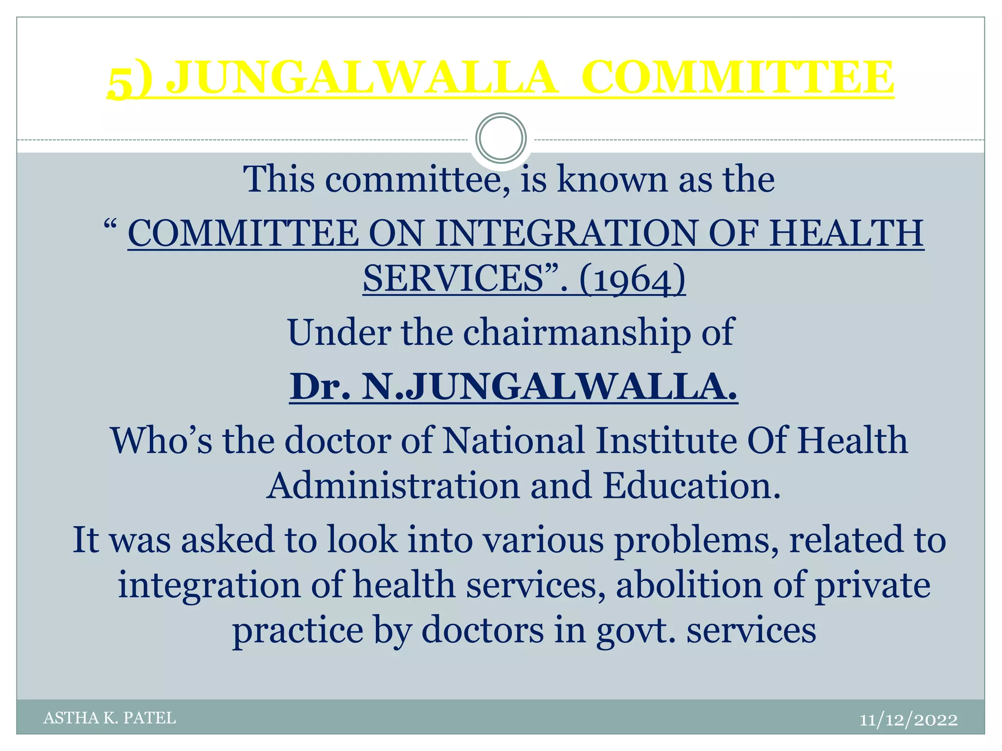 HEALTH COMMITTEES IN COMMUNITY HEALTH NURSING | PPTX