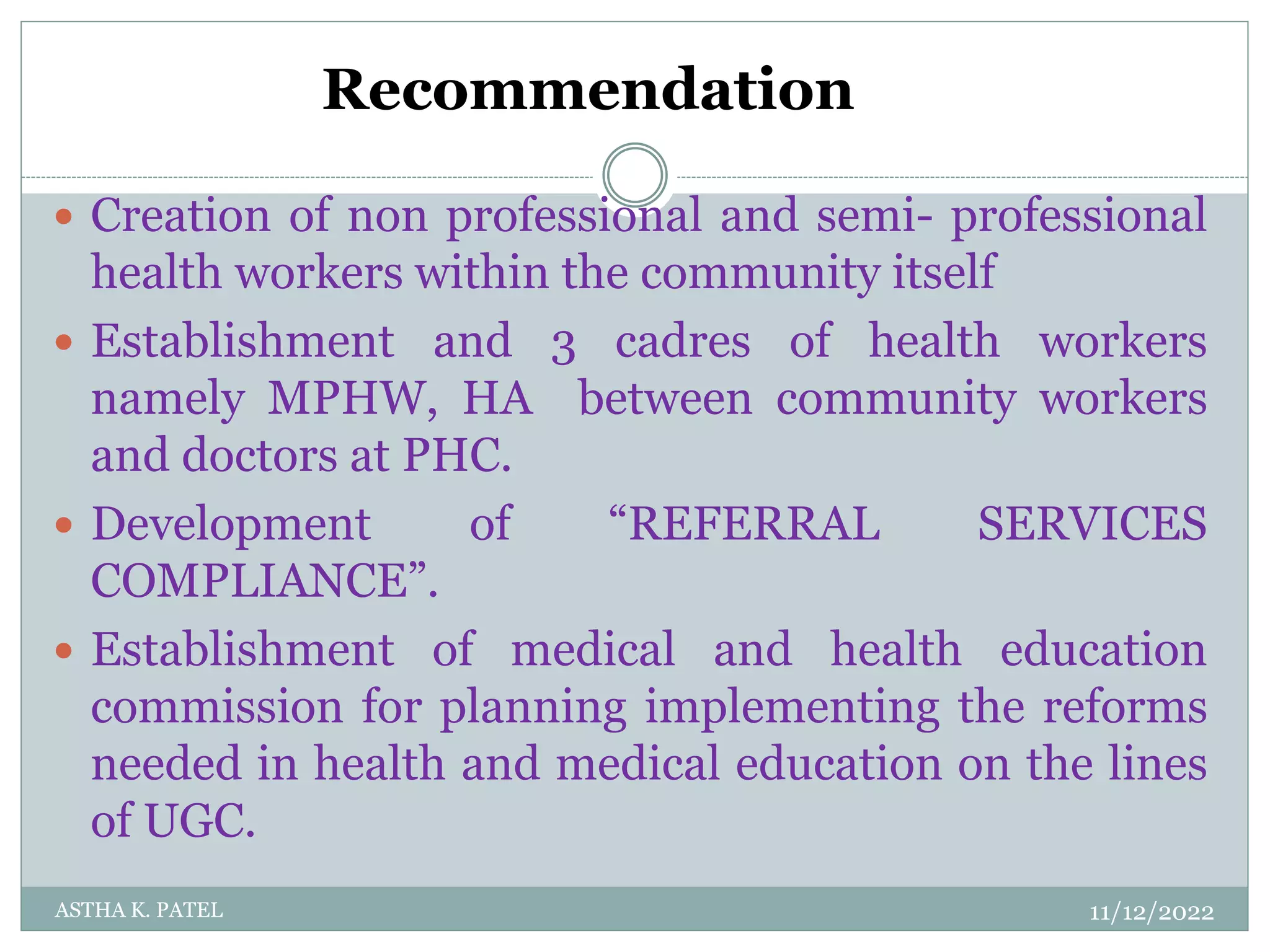 HEALTH COMMITTEES IN COMMUNITY HEALTH NURSING | PPTX