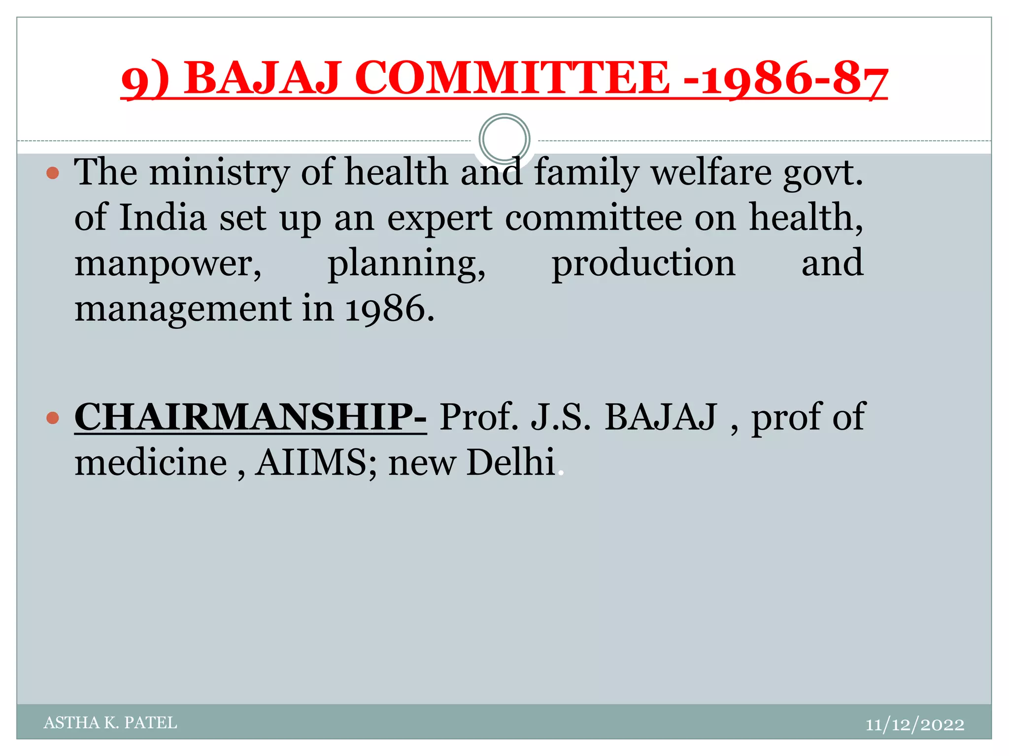 HEALTH COMMITTEES IN COMMUNITY HEALTH NURSING | PPTX