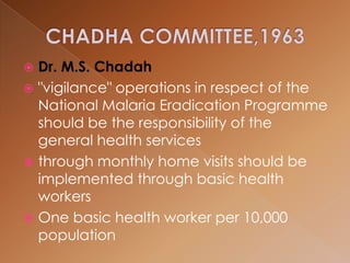 Health committees and recommendations | PPTX