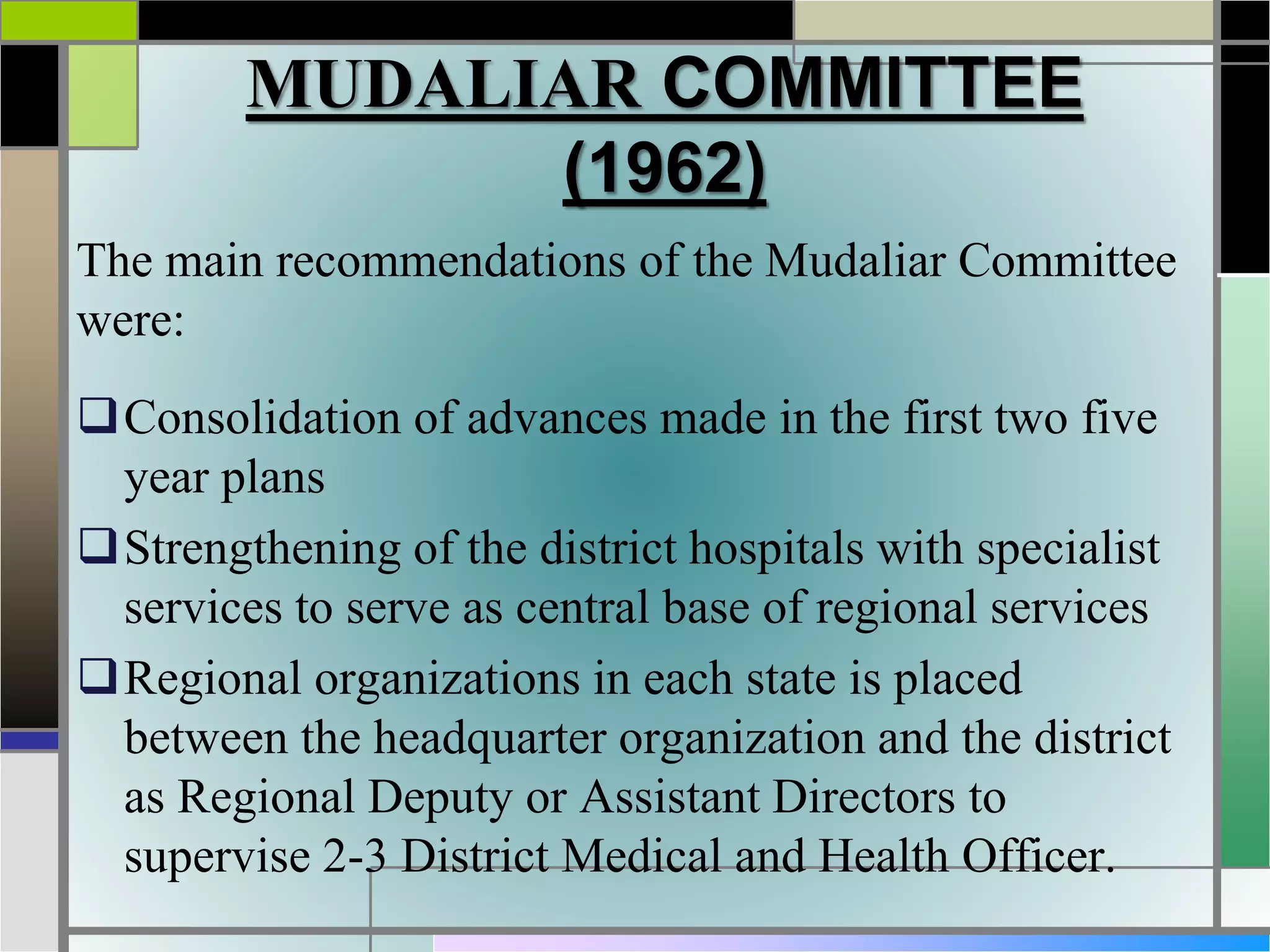 Health committees ppt | PPTX