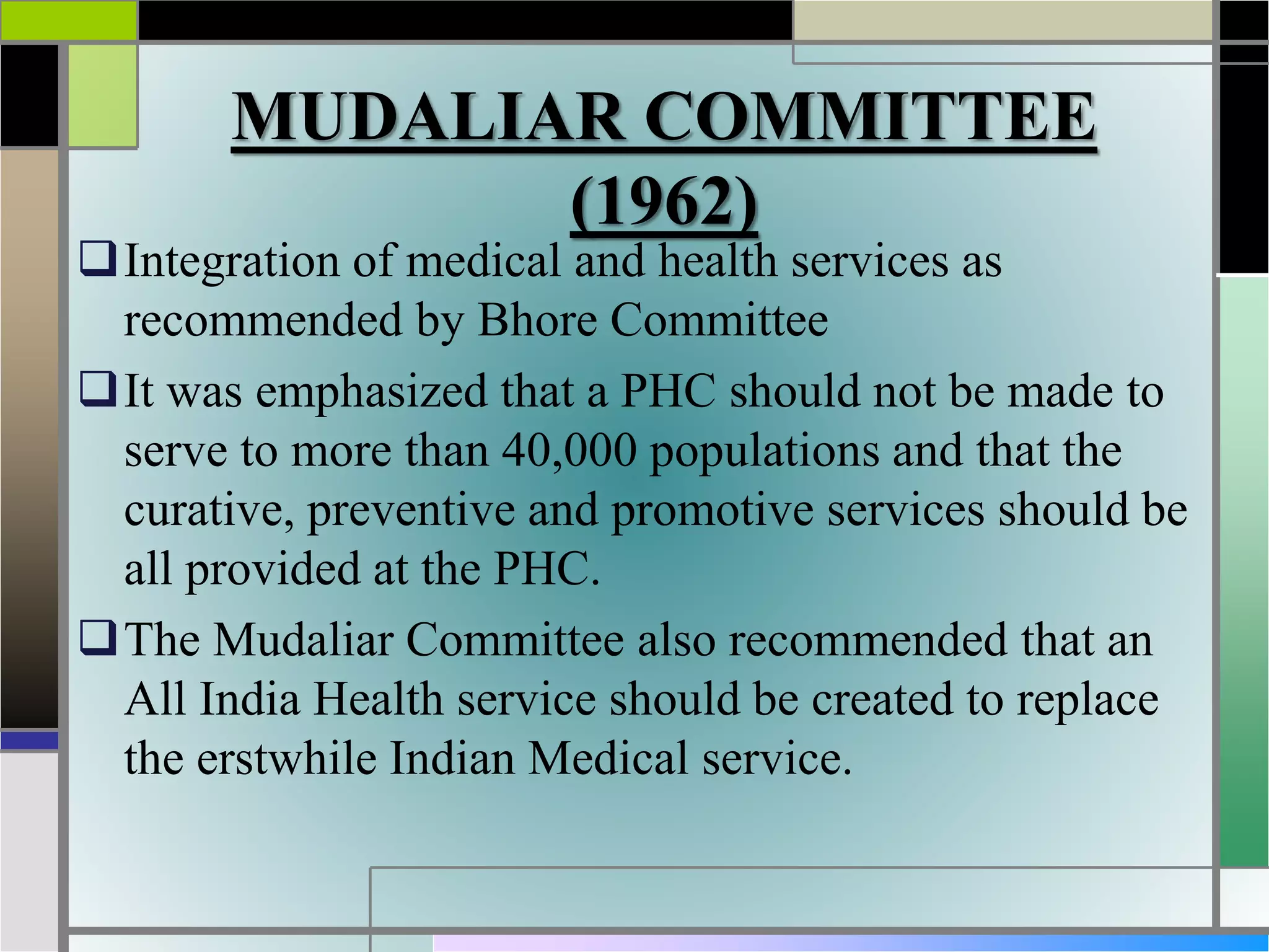 Health committees ppt | PPTX