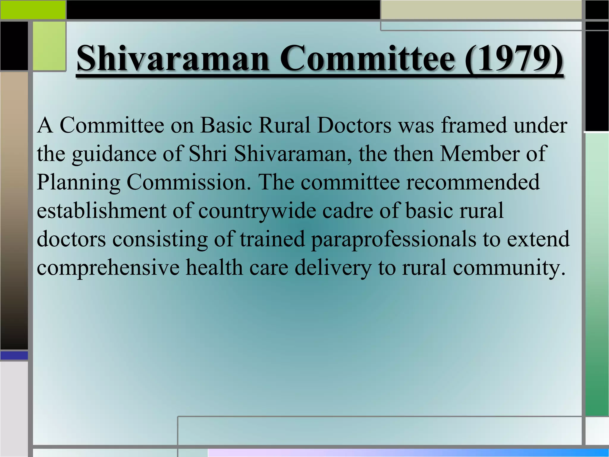 Health committees ppt | PPTX