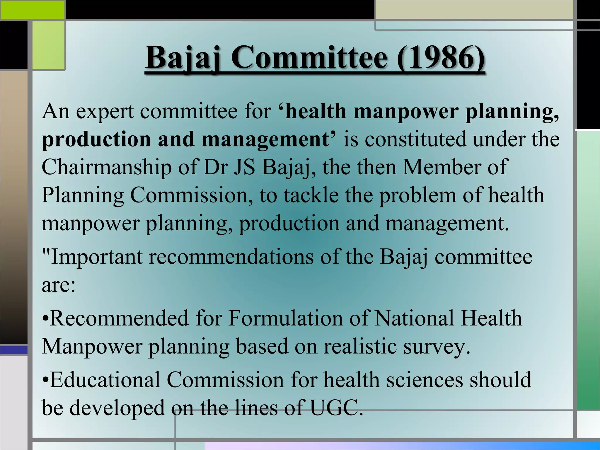 Health committees ppt | PPTX
