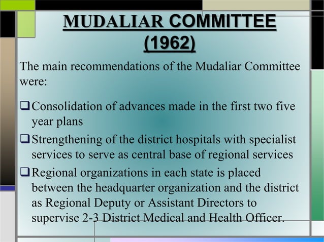 Health committees ppt | PPTX