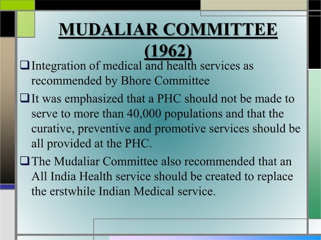 Health committees ppt | PPTX