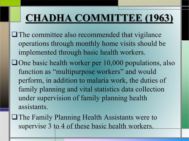 Health committees ppt | PPTX