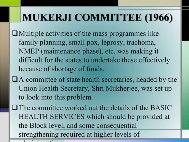 Health committees ppt | PPTX