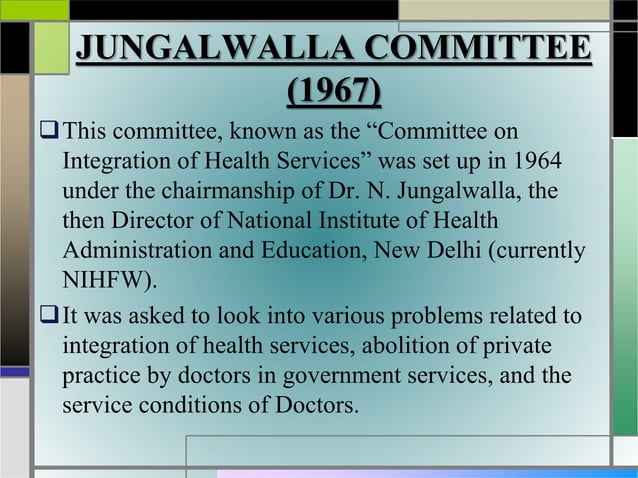 Health committees ppt | PPTX