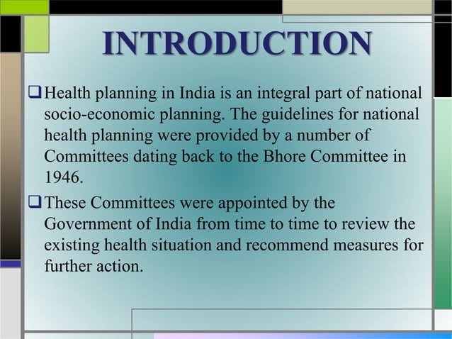Health committees ppt | PPTX