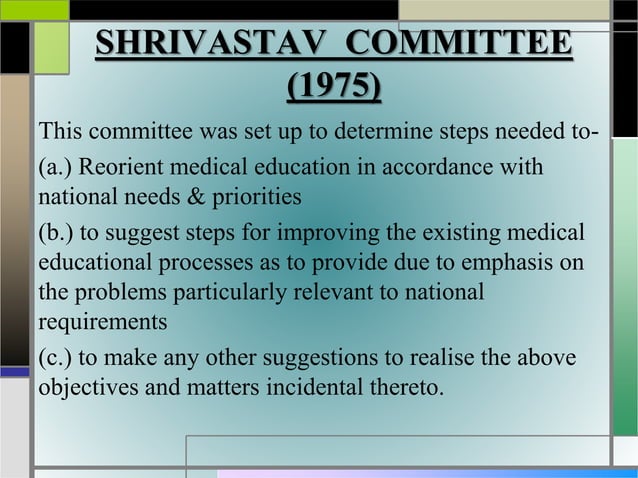 Health committees ppt | PPTX
