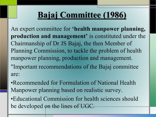 Health committees ppt | PPTX