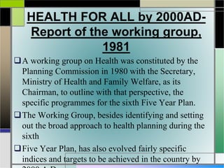 Health committees ppt | PPTX