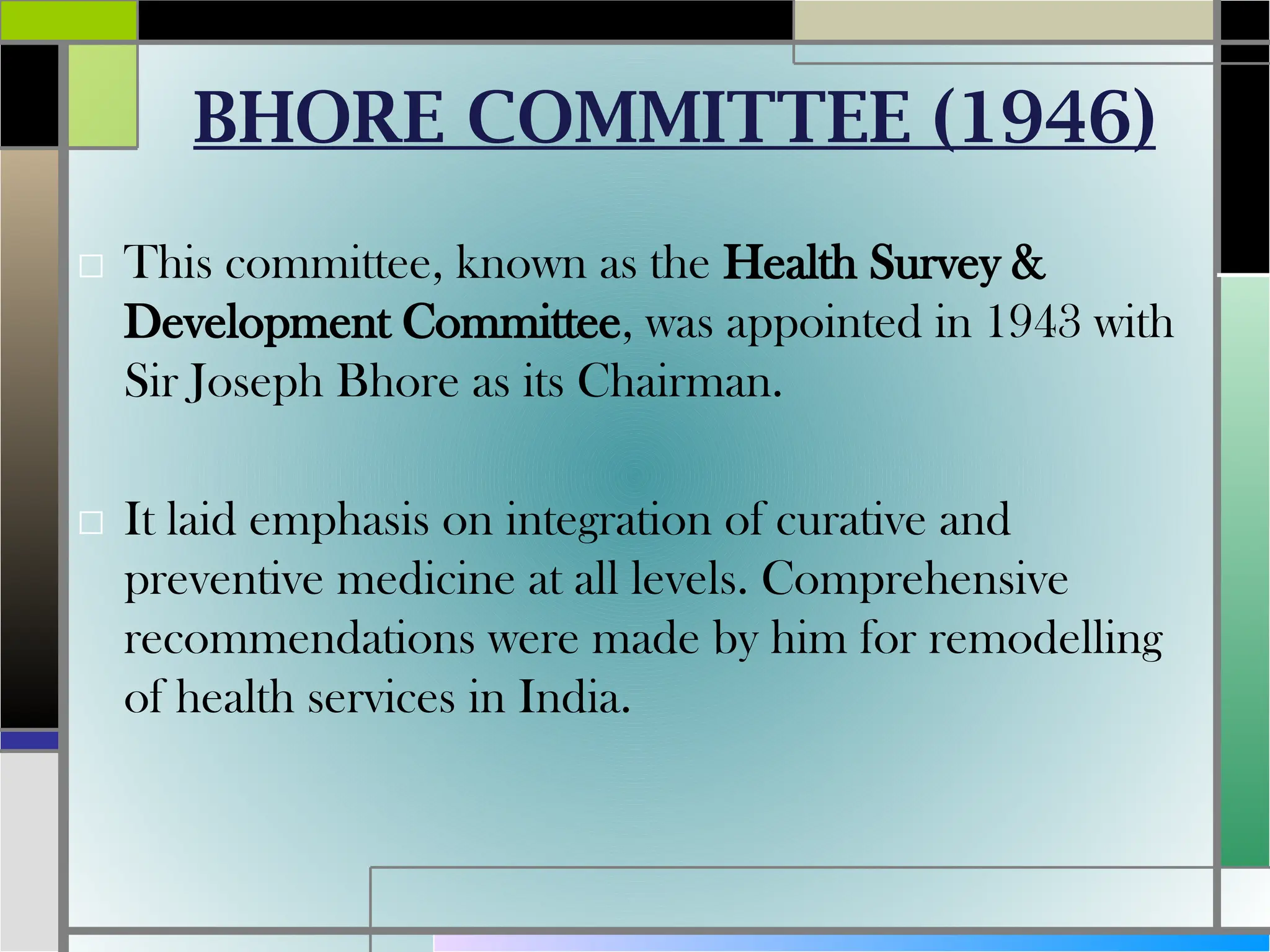 health committees ppt. all health committees | PPTX
