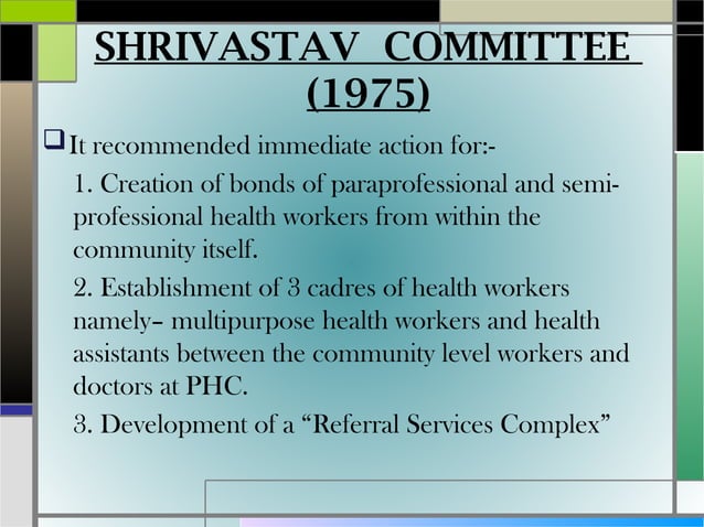 Health Committees Ppt All Health Committees Pptx