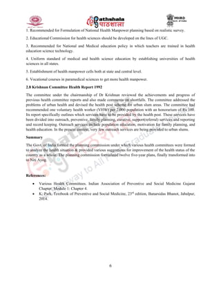 Health committees report | PDF