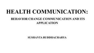 Presentation Slides on Health Communication | PPTX
