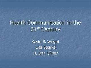 health_communication_21stcentury.ppt