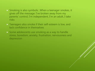 Health compromising behaviour smoking | PPT