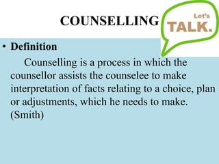 Health counselling | PPTX