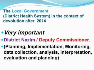Health delvery system by Dr Najeeb Memon .ppt
