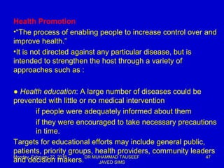 Health determinants and indicators | PPT