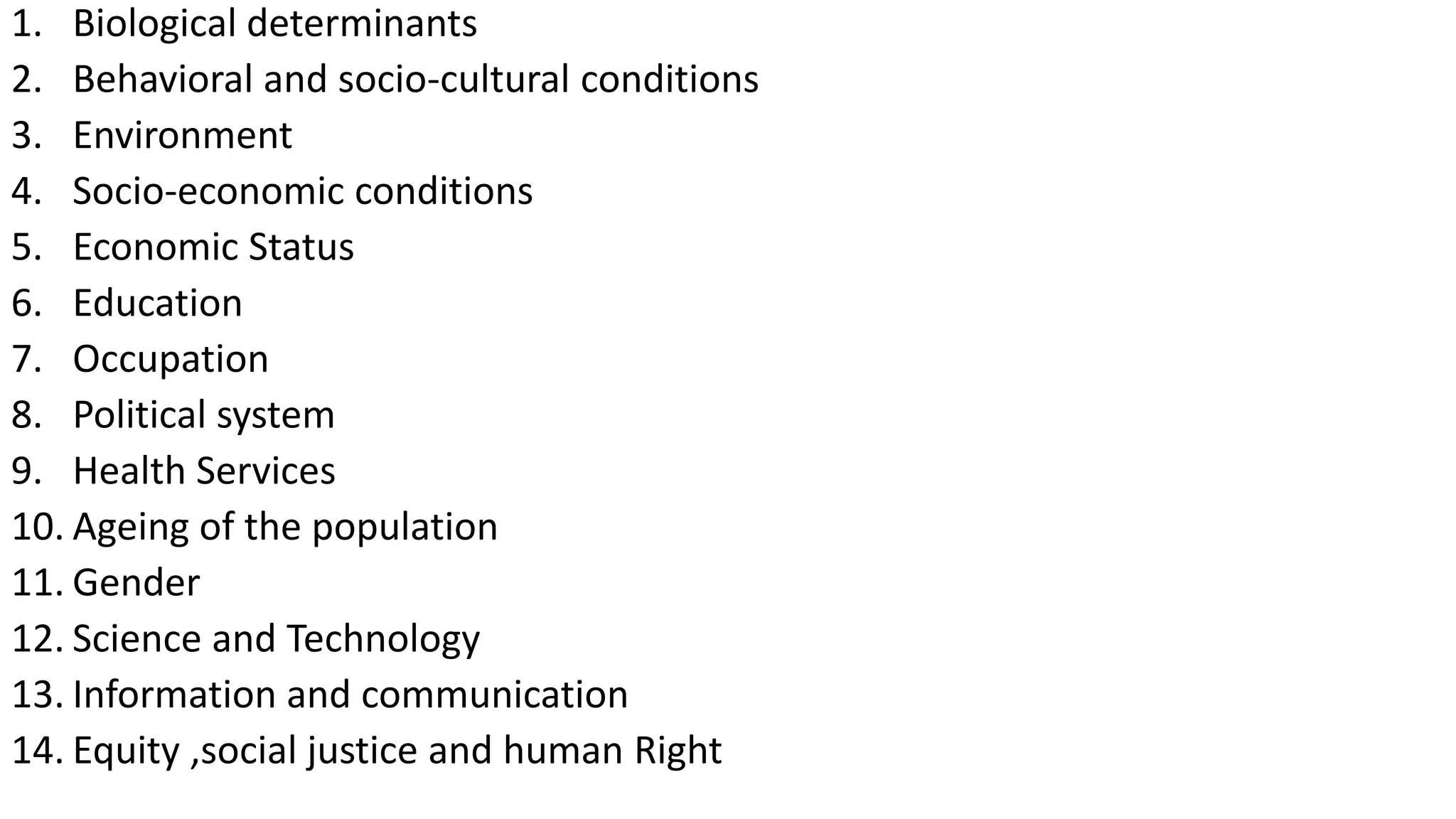 Health Determinant and Factors affecting Health.pptx