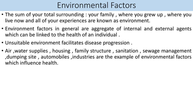 Health Determinant and Factors affecting Health.pptx