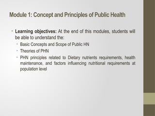 Health Determinant Public Health Nutrition Lec 1pptx.pptx