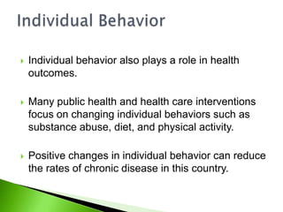Health determinants | PPTX