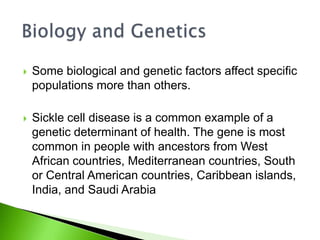 Health determinants | PPTX