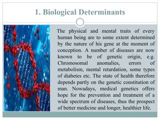 Health determinants | PPTX
