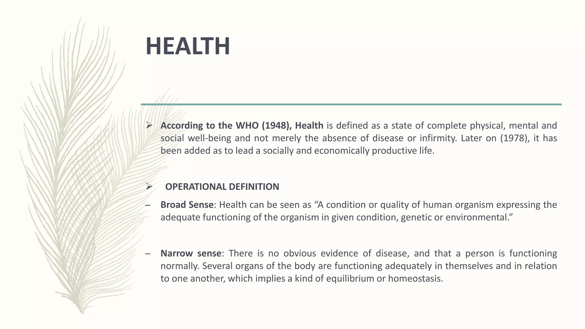 Health & Dimensions of Health | PPTX