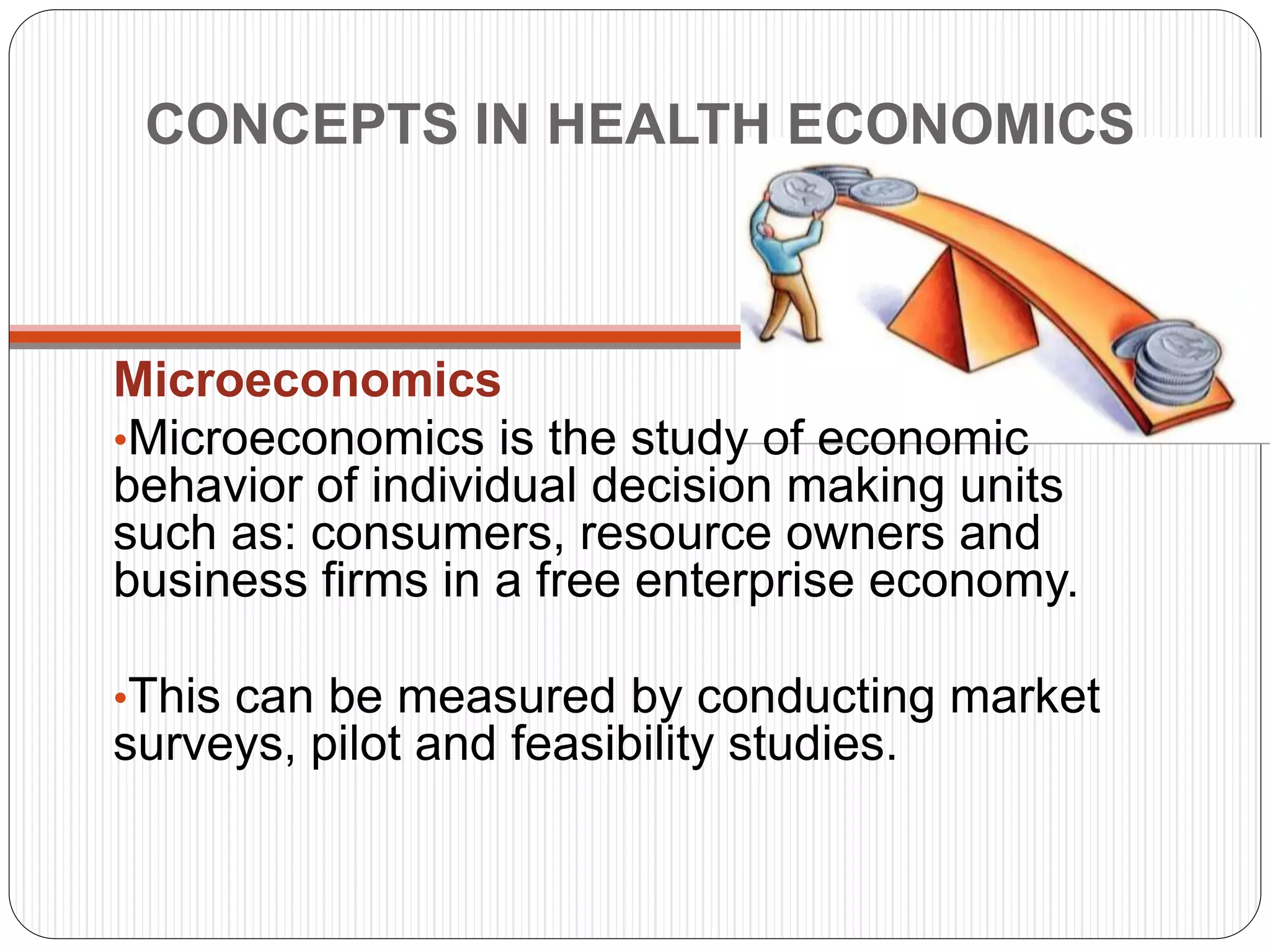 Health economics | PPTX