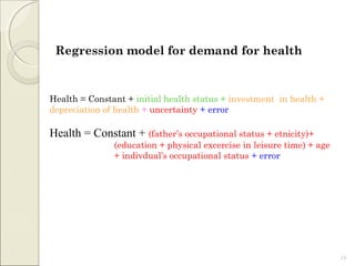 Health economics | PPT