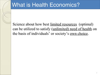 Health economics | PPT
