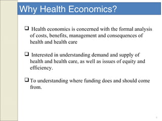 Health economics | PPT