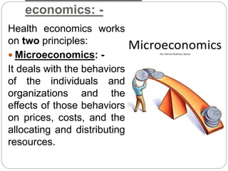 Health economics | PPTX