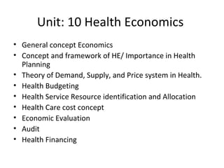 Health economics | PPT