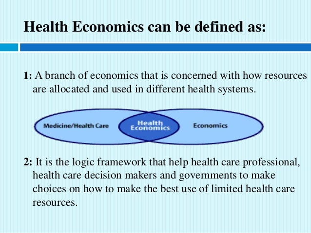 Health economics