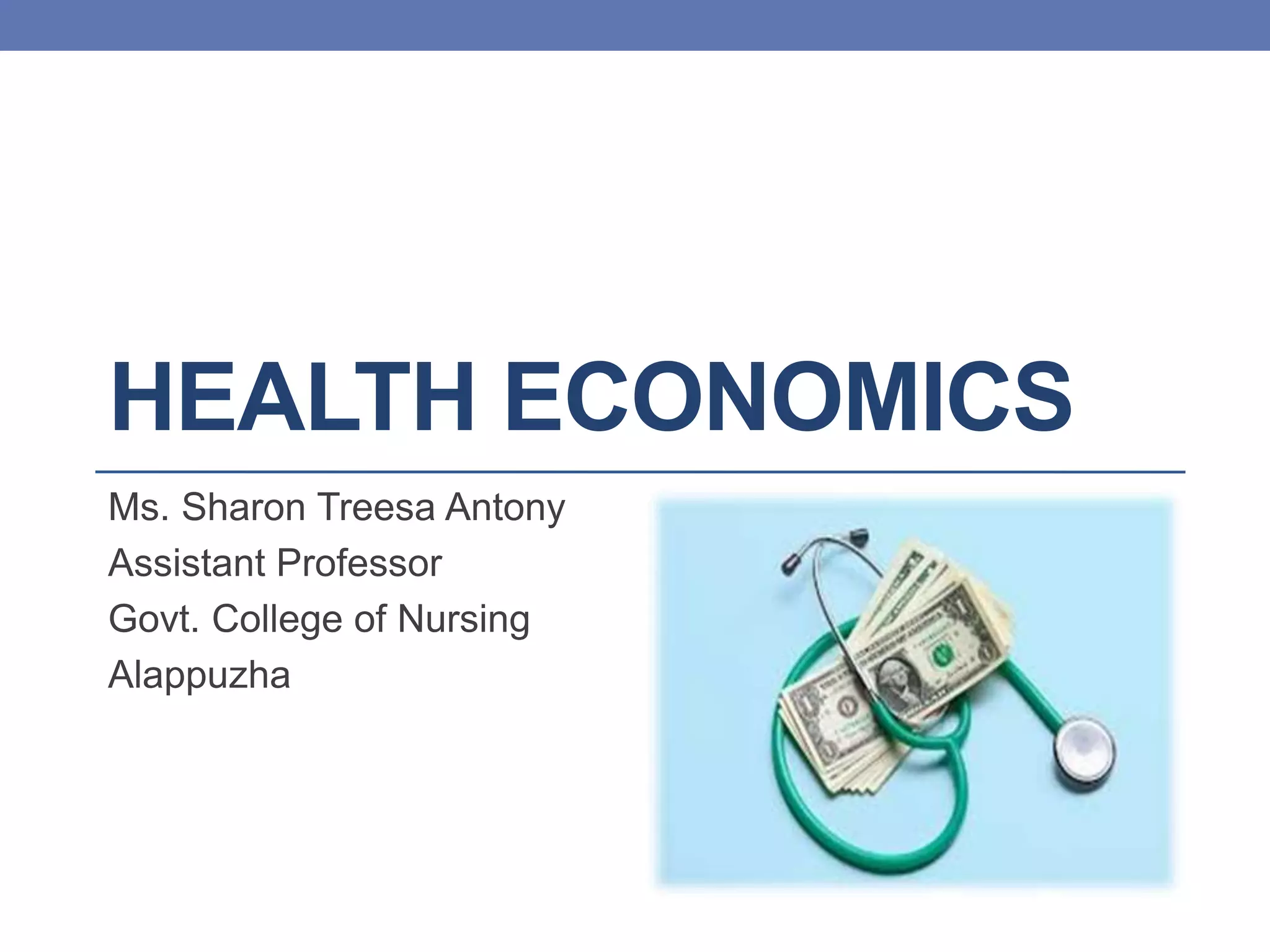 Health Economics | PPTX