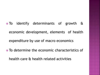 Health economics | PPTX