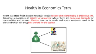 Concepts of Health Economics-Introduction | PPTX