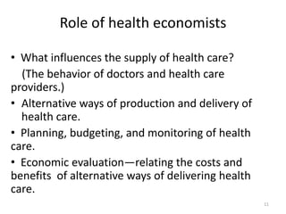 Health economics introduction | PPT