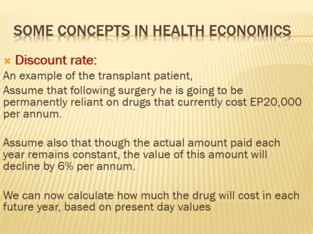 Health economics lecture | PPTX | Business | Business and Finance