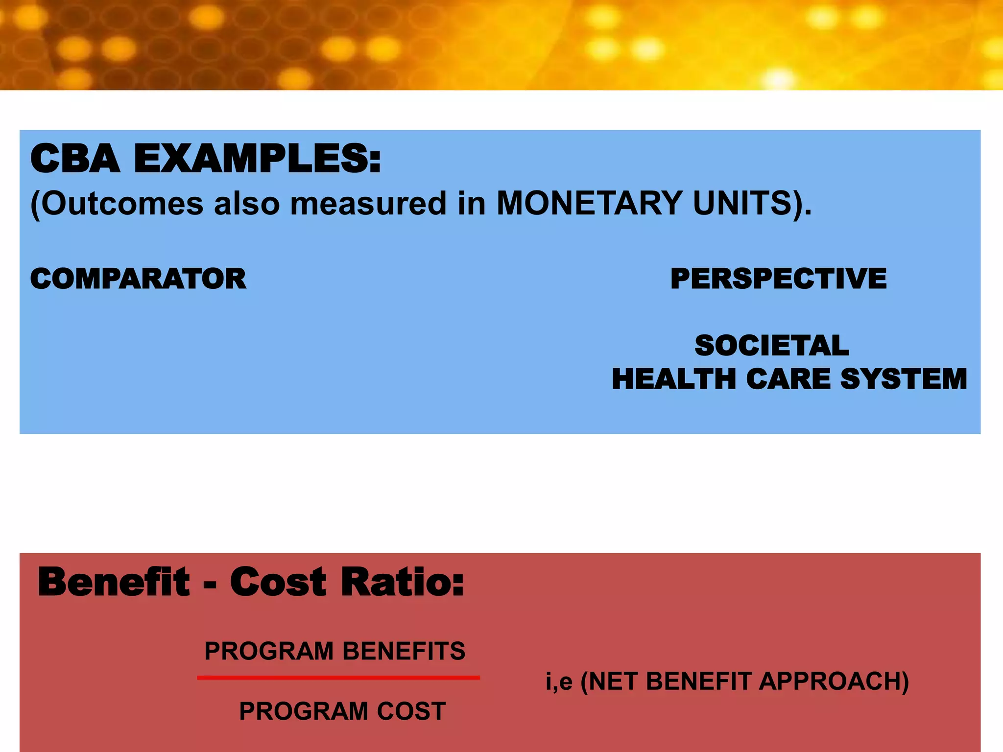 Types of economic evaluation | PPT