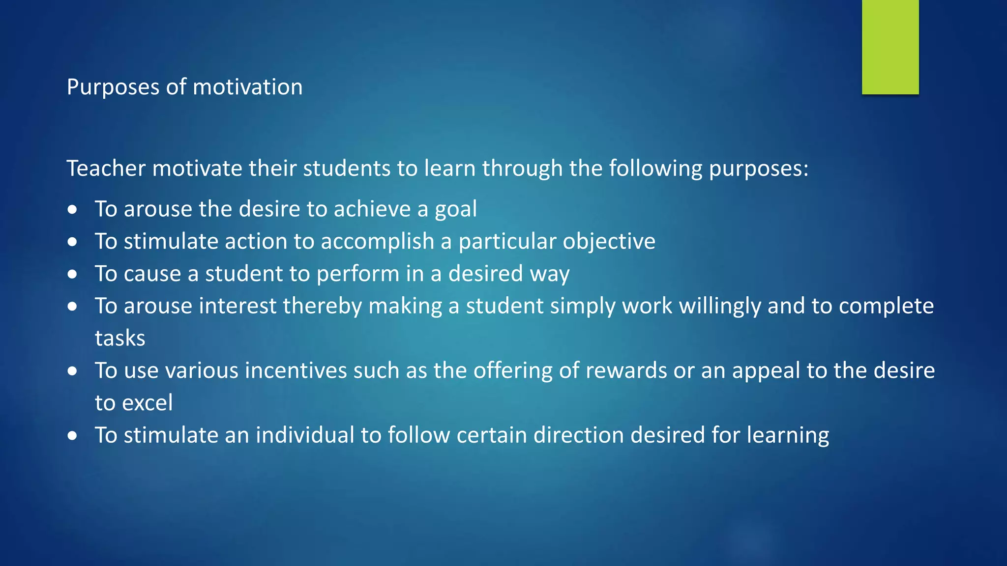 Health Education: Motivation and Learning | PPTX