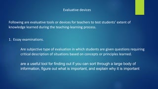 Health Ed Eval | PPTX