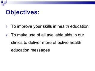 Health Education | PPT